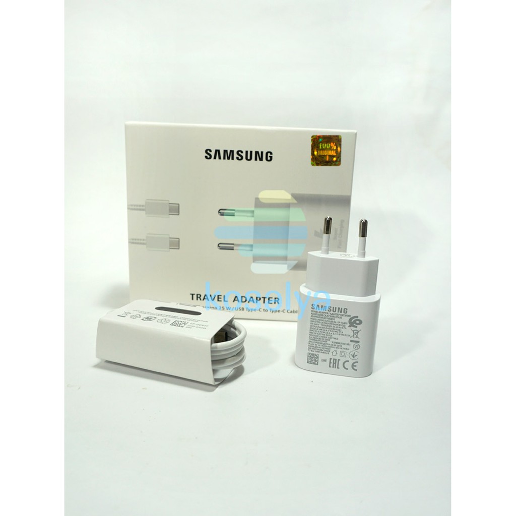 Jual Samsung Travel Charger Samsung 25W Super Fast charging USB-C Model EP-TA800 | Shopee Indonesia