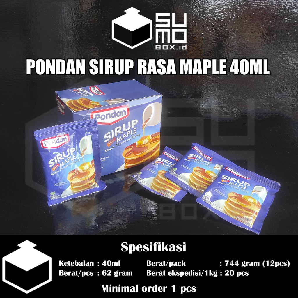 Jual Pondan Sirup Maple 40ml / Maple Syrup 40 ml | Shopee Indonesia