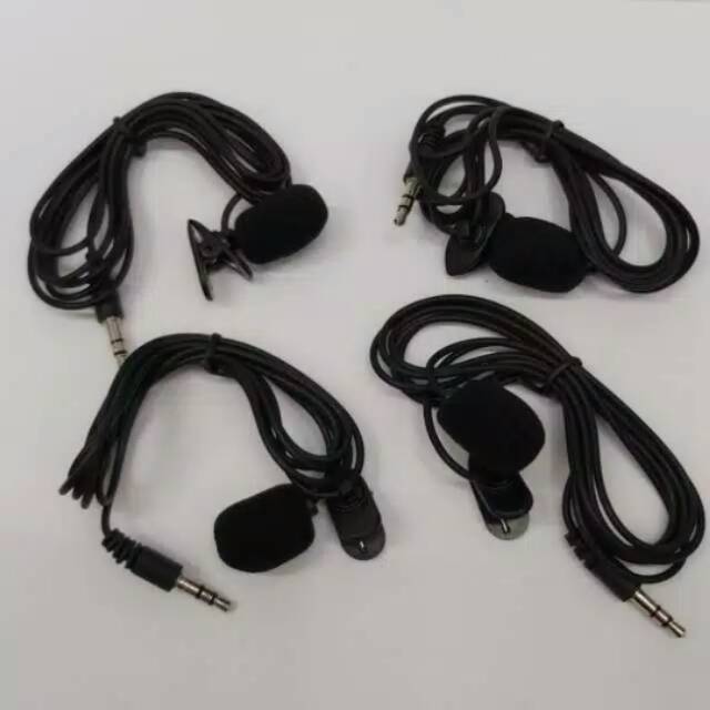 Jual Mic clip on jepit 3.5mm microphone smule youtuber clip on mic ...