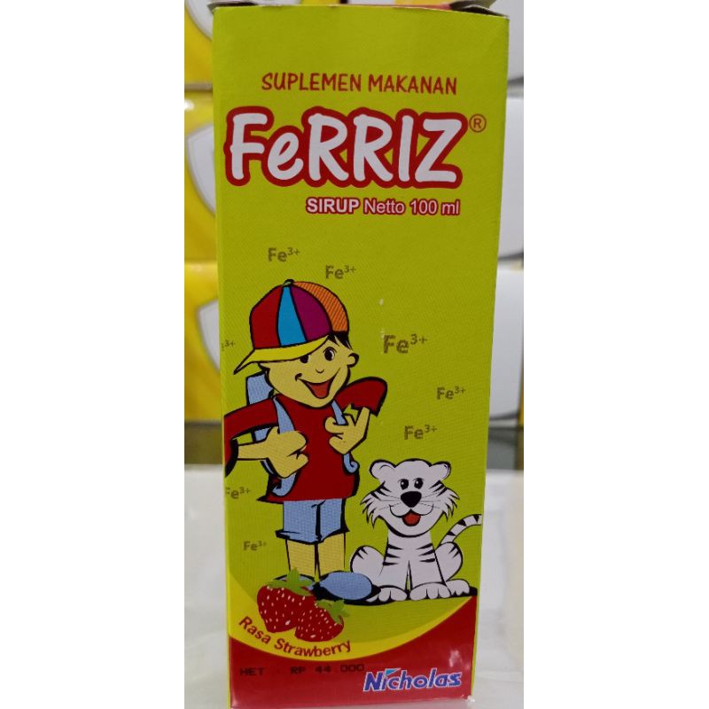 Jual FERRIZ syrup 100 ML suplemen zat besi anak | Shopee Indonesia
