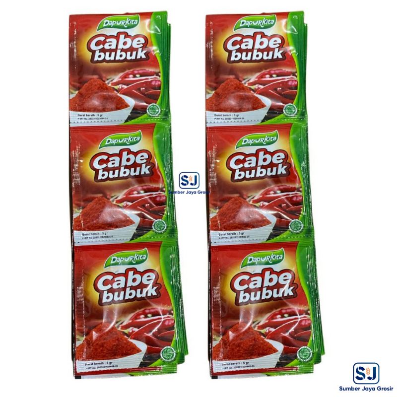 Jual Cabe Bubuk Dapur Kita Renceng Chili Powder Shopee Indonesia