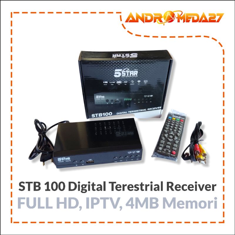 Jual Receiver TV Digital STB 200 - STB 100 HD TV 5 Star DVB T2 | Shopee ...