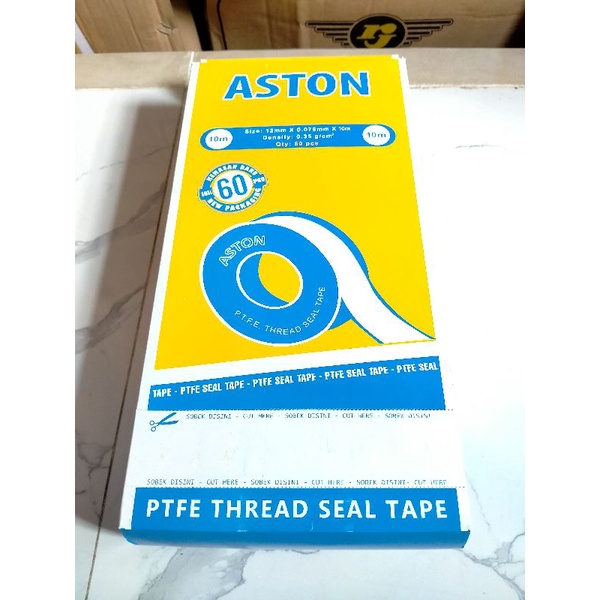 Jual sealtape 1 box isi 60pcs isolatip Aston seltip putih | Shopee ...