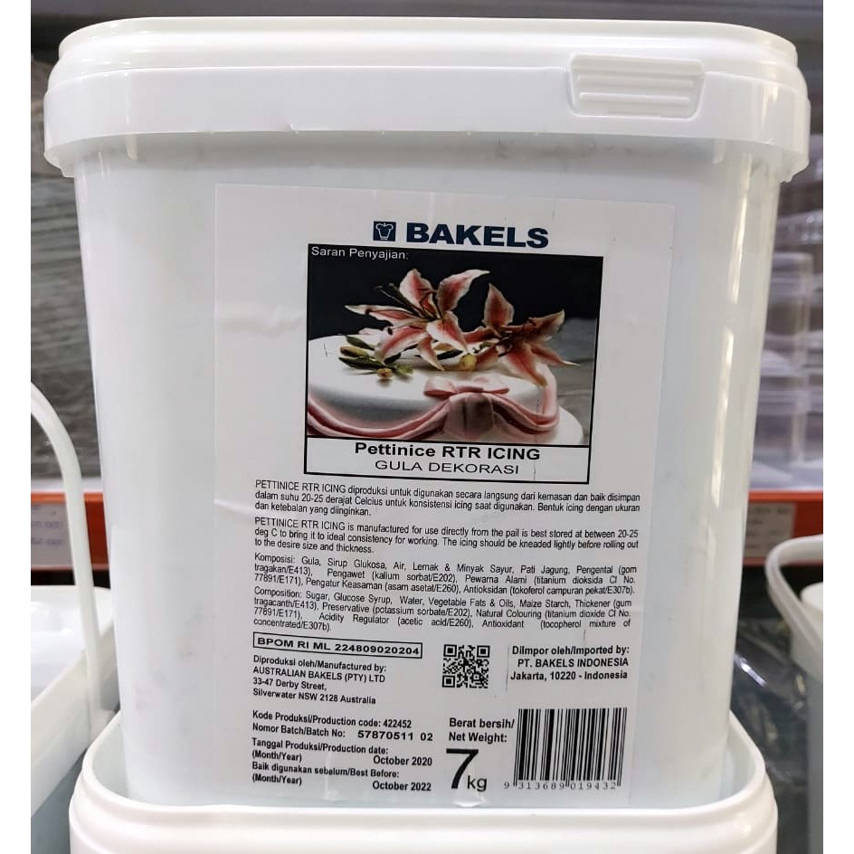 Jual Bakels Icing – Fondant 1 Kg | Shopee Indonesia