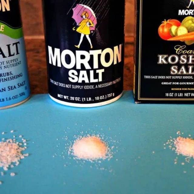 Jual Morton Salt Coarse Kosher Salt 150gr Repack Garam Masak Kasar ...