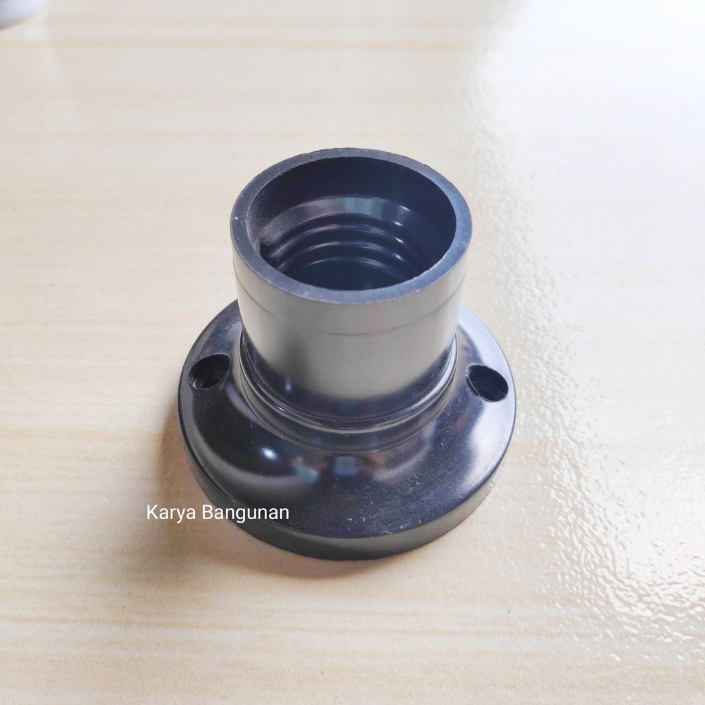 Jual Fitting Tempel / Plafon Bulat Hitam E27 - BROCO 210L | Shopee ...