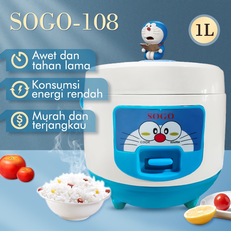 Jual [ FREE GIFT ] Rice Cooker 1L Alat Penanak Nasi Penghangat Nasi ...