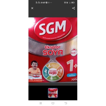 Jual sgm soya 1+ rasa vanila 700gr | Shopee Indonesia