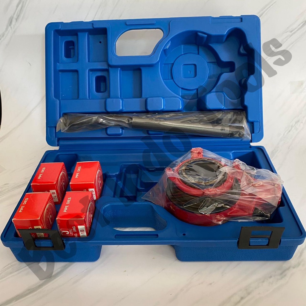 Jual SNAI PIPA JACOB 1/2" 3/4" 1" 1 1/4" INCH PIPE THREADER KIT FOR ...