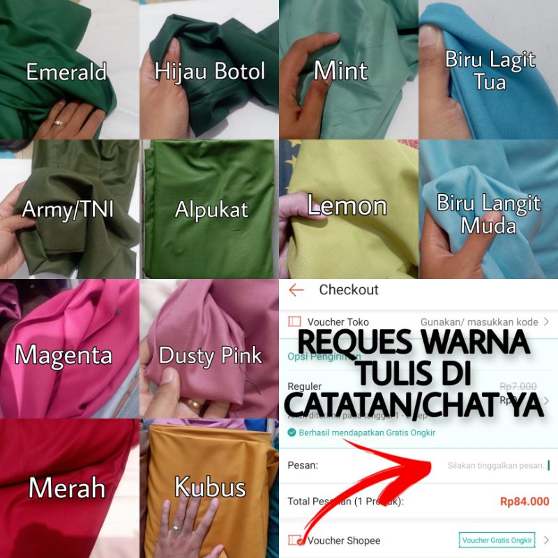 Jual (part-2) Gamis inner katun toyobo tanpa lengan S M L XL XXL ...