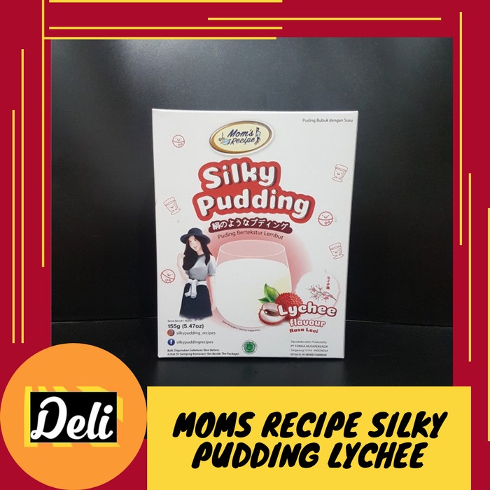 Jual Silky Pudding Mom's Recipe Tepung Premix Instan Pudding Leci 155gr ...
