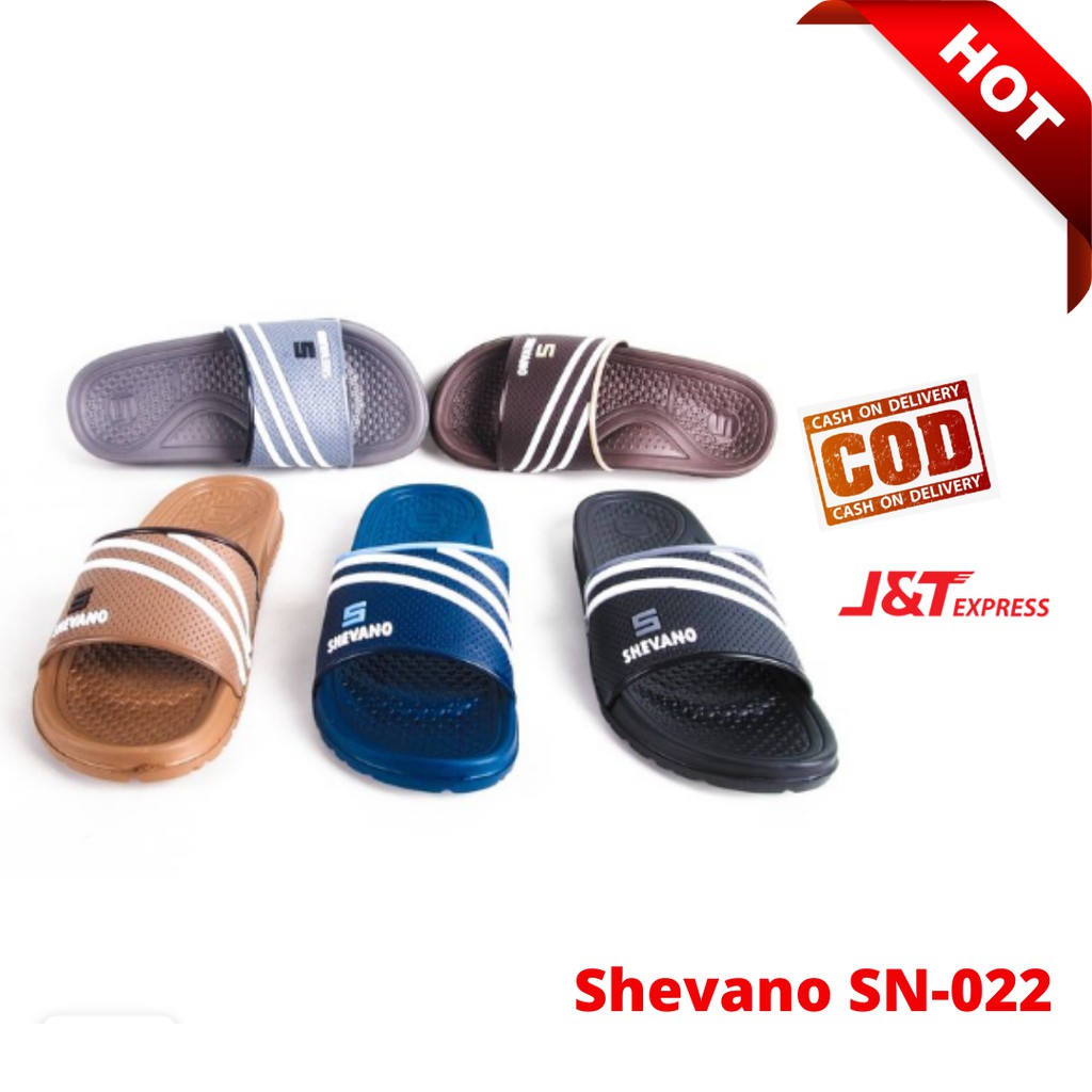 Jual Sandal Slop Sendal Selop Slide Karet Cowok Pria Anti Air Slip ...
