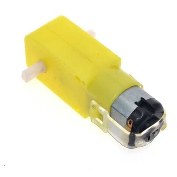 Jual Gearbox Kuning Motor DC 6V Robot Smart Car Gear box TT 200rpm ...
