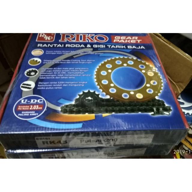 Jual gear gir set kawasaki bajaj pulsar 200 dtsi 200cc 180ug4 | Shopee ...