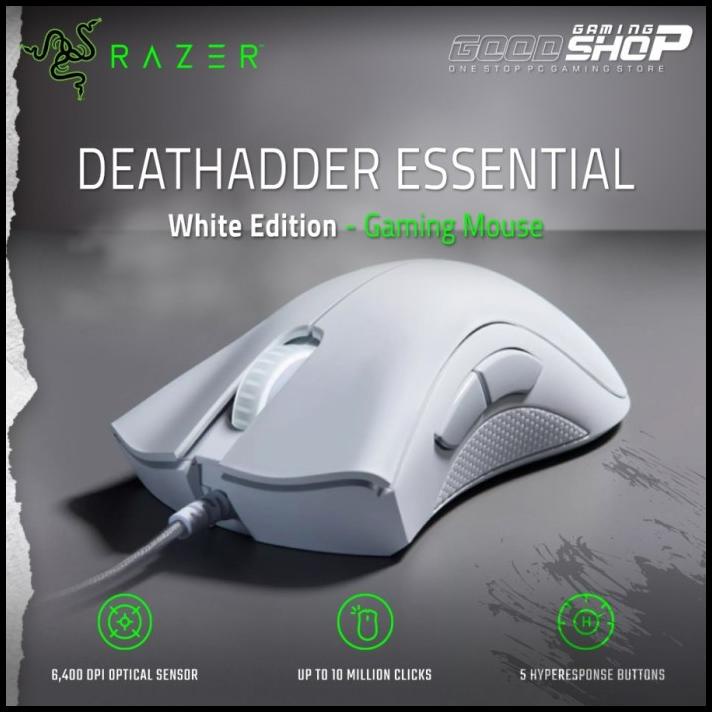 Jual Razer Deathadder Essentials White Edition - Gaming Mouse | Shopee ...