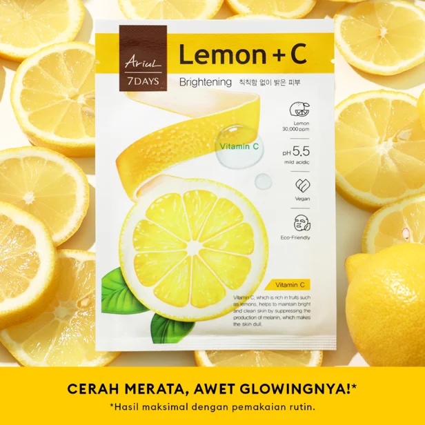 Jual [NEW] ARIUL 7 Days Sheet Mask 20gr / 7Days Mask Duo 2in1 ...