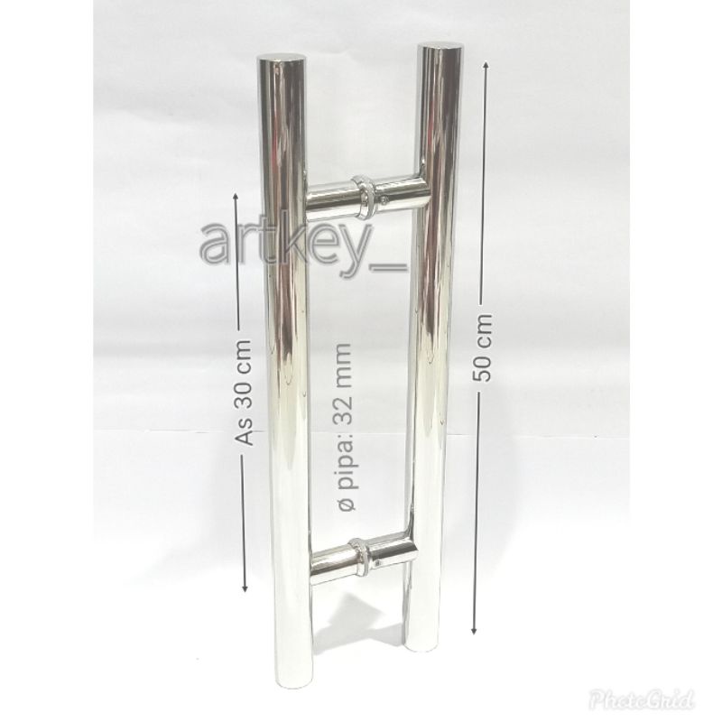 Jual HANDLE PINTU MODEL BULAT/PIPA as 30cm x 50cm Stainless steel ...
