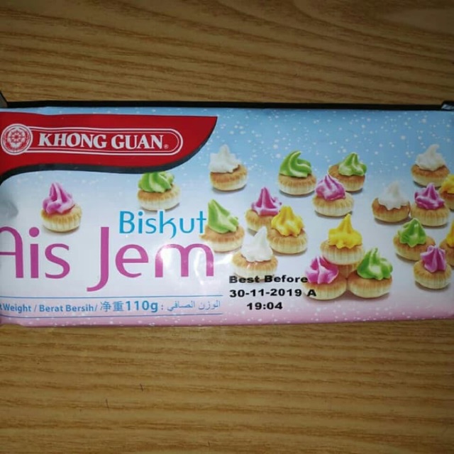 Jual Biskuit Gem Rose Khong Guan 110 gr / Ais Jem / Roti Iced Gem ...