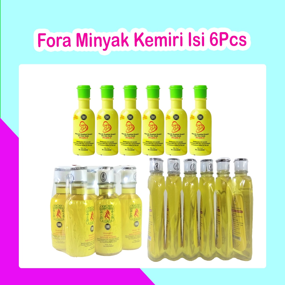 Jual Fora Minyak Kemiri Original pack 6pcs | Shopee Indonesia