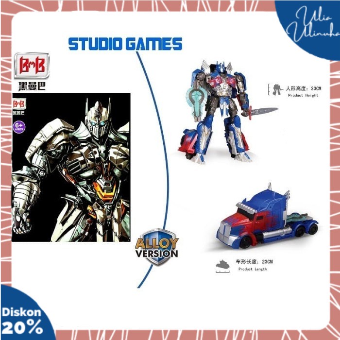 Jual Robot Transformers Optimus Prime TLK - BMB Savior Convoy Prime ...