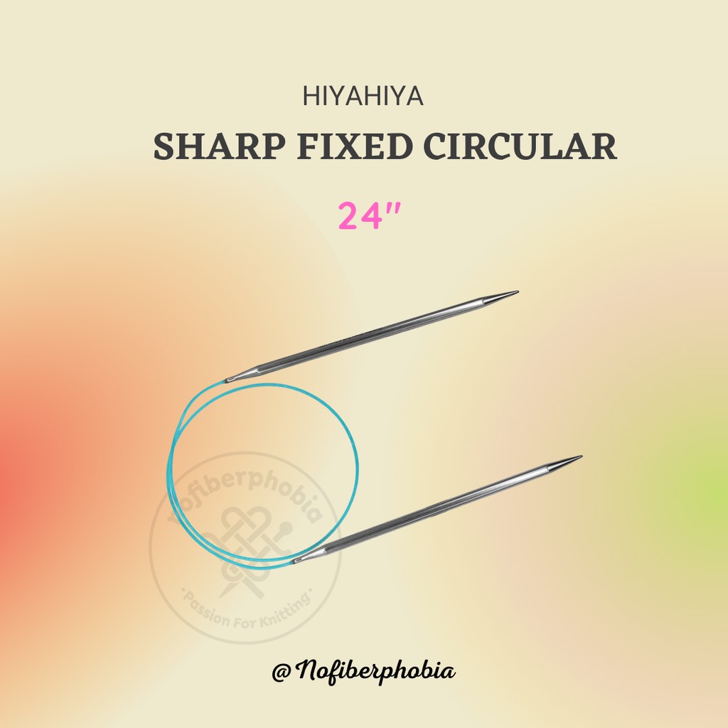 Jual Jarum Rajut HiyaHiya Sharp Fixed Circular 24" | Shopee Indonesia