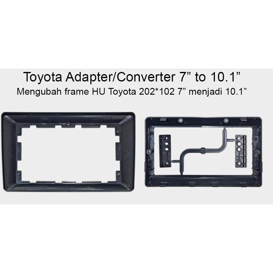 Jual frame headunit android universal toyota adapter converter 10 inch ...