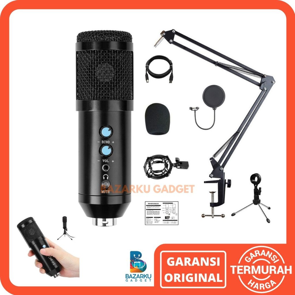 Jual Mikrofon Studio BM800 Original Mikrofon BM 800 Mic Condenser Mic ...