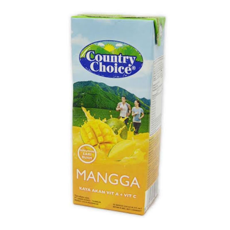 Jual minuman country choice jus mangga mango 250ml | Shopee Indonesia