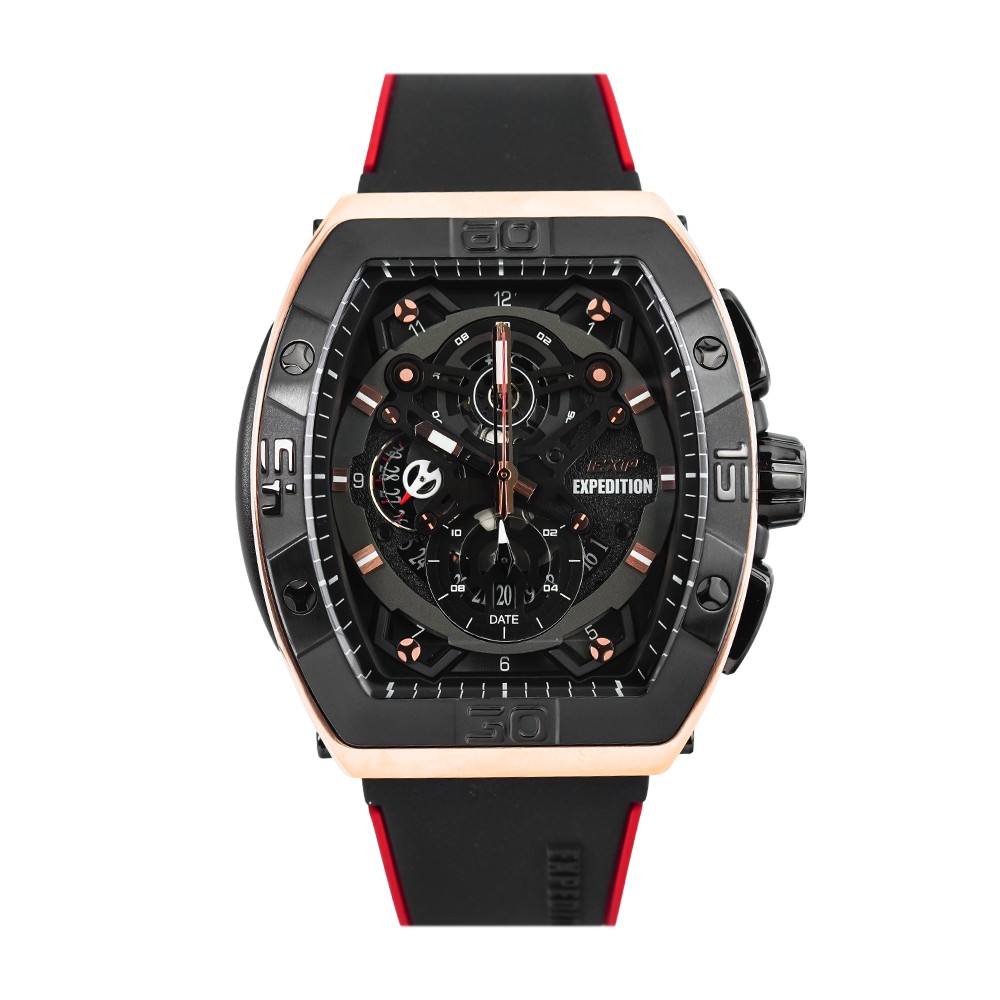 Jual Jam Tangan Pria Expedition Exp Chronograph EX 6800 MCRBRBA Black ...