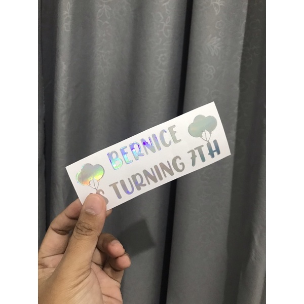 Jual Sticker cutting hologram Bernice | Shopee Indonesia