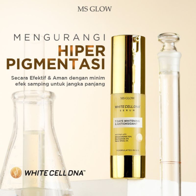 Jual SERUM WHITE CELL DNA MS GLOW BARCODE 15ml ORIGINAL | Shopee Indonesia