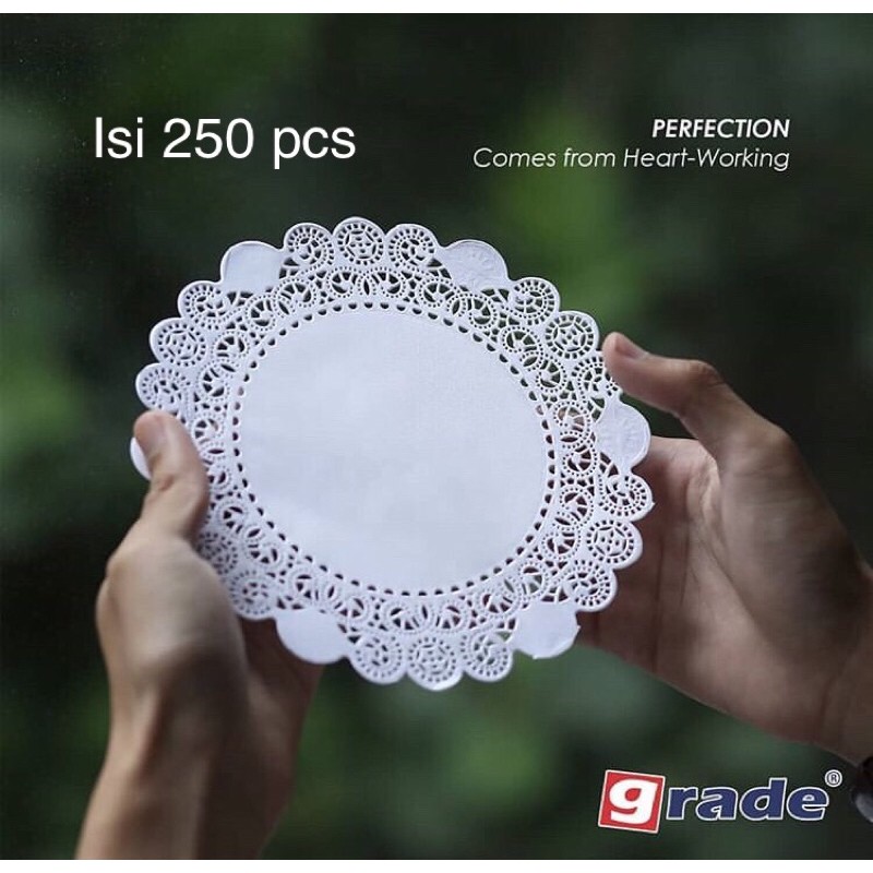 Jual Doilies Paper 8,5 inch (21,25 cm) / Alas Renda / Renda Kertas isi ...