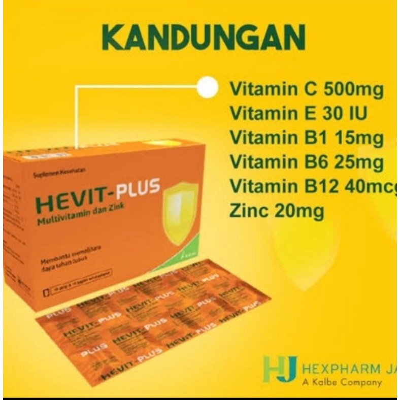 Jual hevit c plus zinc/(2 strip) | Shopee Indonesia