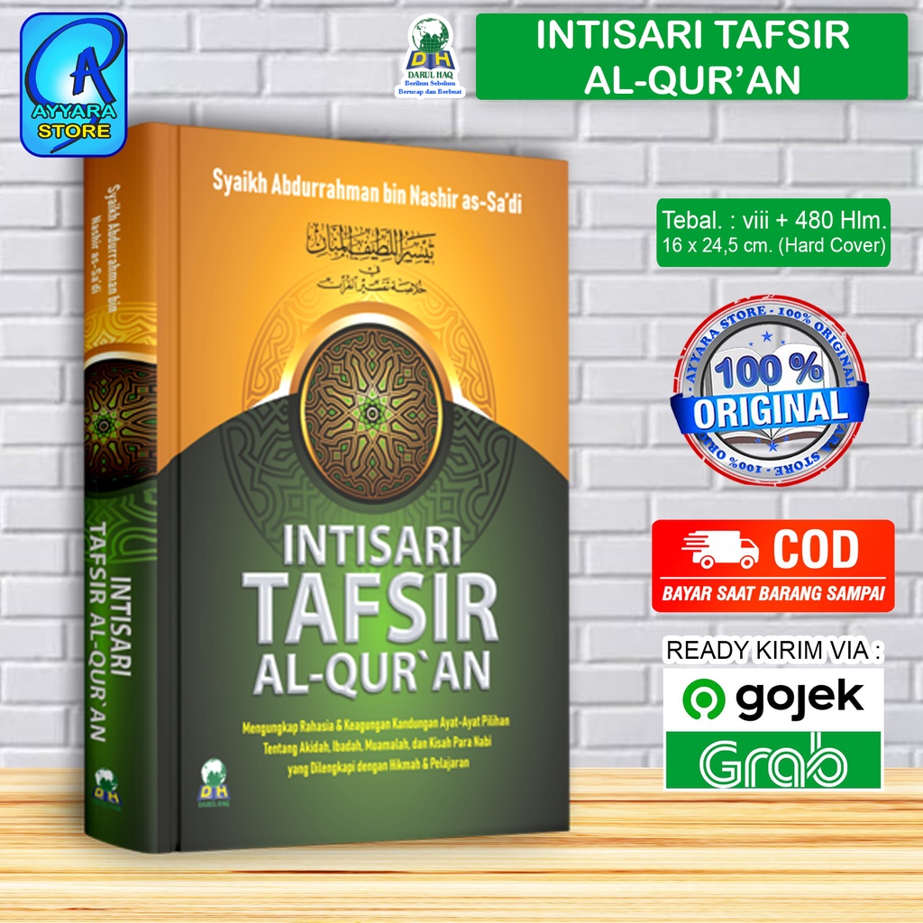 Jual Intisari Tafsir Al Quran Syaikh Abdurrahman bin Nashir as Sadi ...