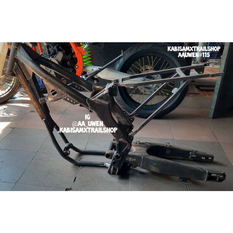 Jual rangka trail custom model deltabox mirip mirip kxf crf | Shopee ...