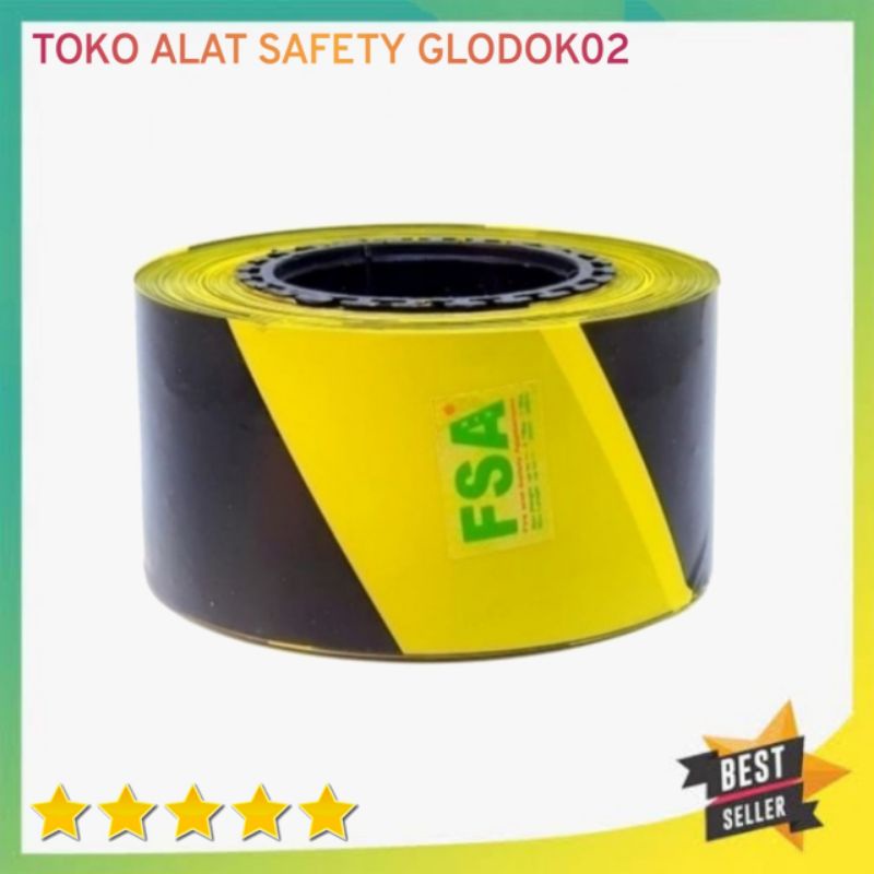 Jual Safety Garis Police Line / Barricade Tape Ukuran 3" X 100 PROMO ...