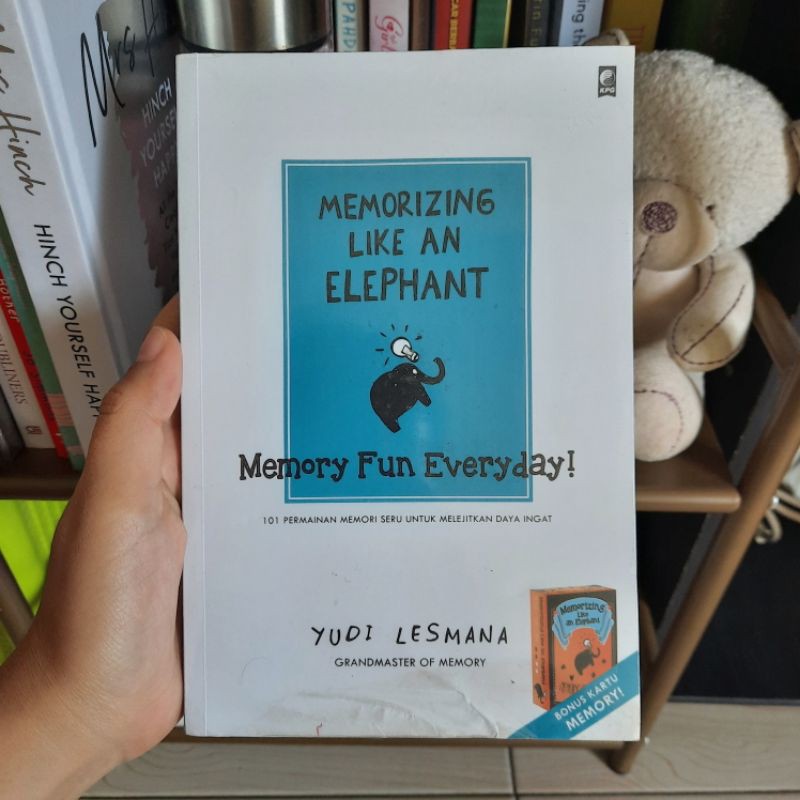 Jual MEMORIZING LIKE AN ELEPHANT - Yudi Lesmana (self Improvement book ...