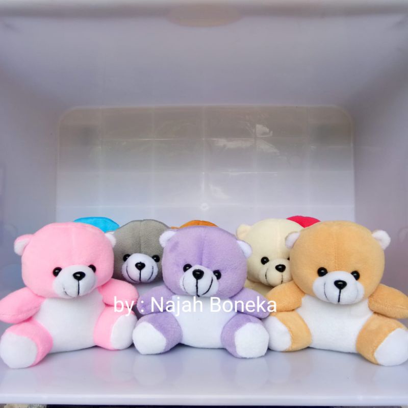Jual PRODUK ASLI Promo Shopee 12.12 Boneka bear mini uk 15 cm | Shopee ...