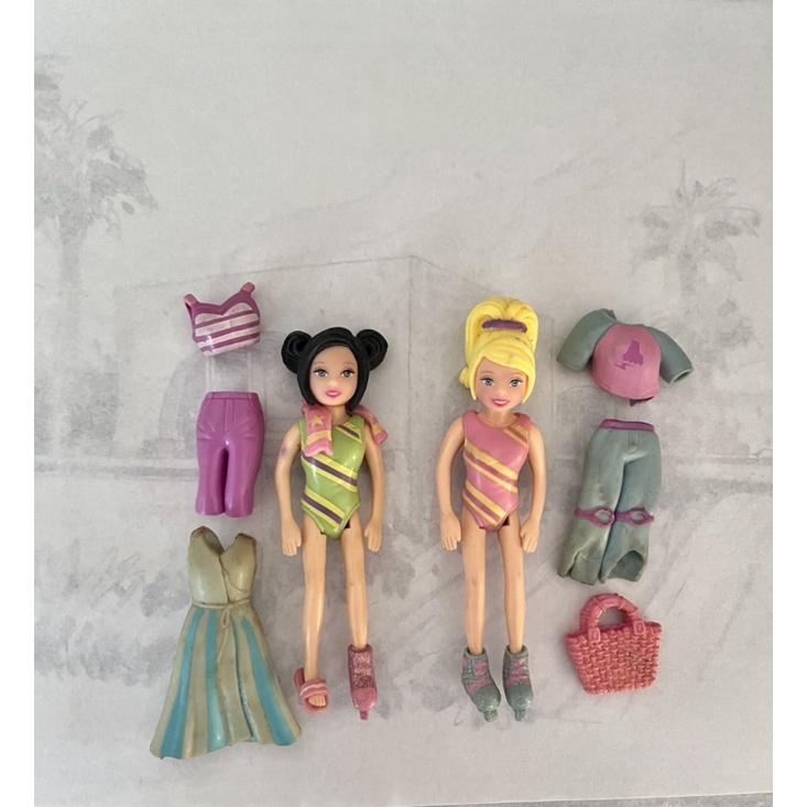 Jual Polly Pocket Fashion Swim Party Polly & Ana 17 Polly Stretch 2002 ...