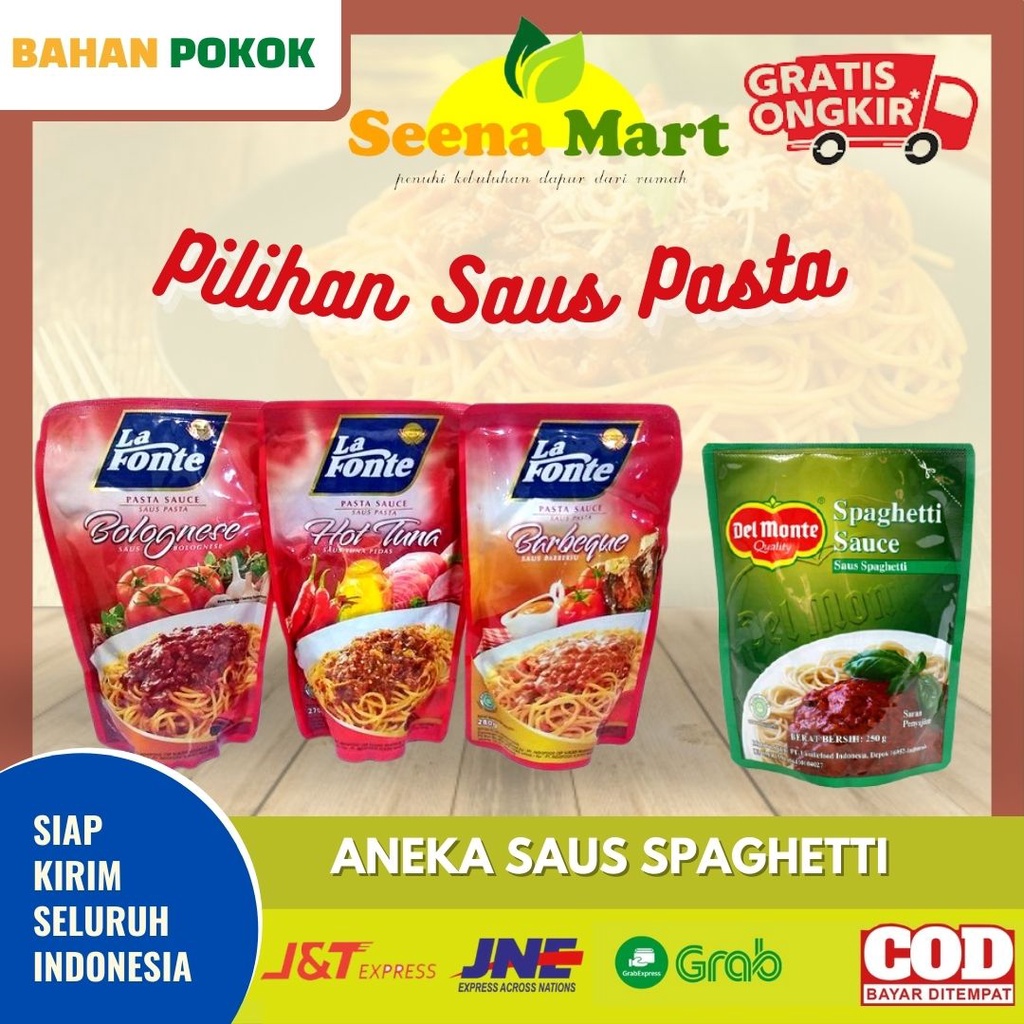 Jual Saus Spaghetti Spageti Instan Pasta Saos Bolognese La Fonte ...