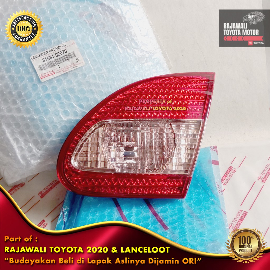 Jual Stoplamp Reflektor Altis Kanan Lampu Belakang Bagasi Original ...
