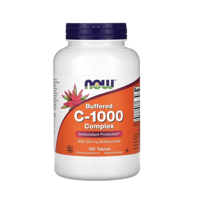 Jual Now Foods Buffered C 1000 Complex 90 180 Tablets | Shopee Indonesia