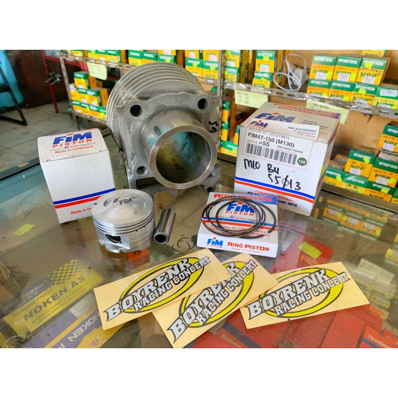 Jual CYLINDER BLOK MIO SPORTY BORE UP PISTON 53.5 54 54.5 55 PIN 15 ...