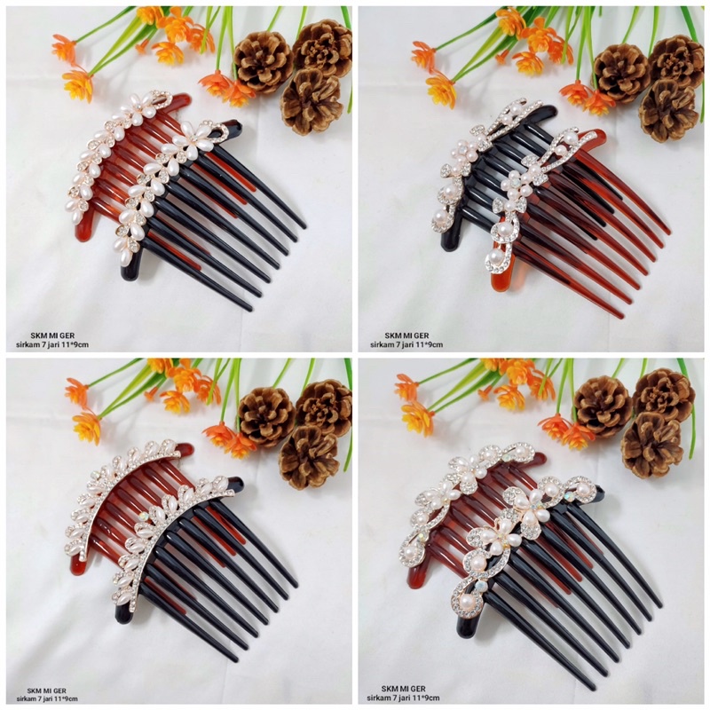 Jual Sirkam Rambut Tusuk Sanggul Modern Sirkam Aksesoris Rambut Mutiara ...
