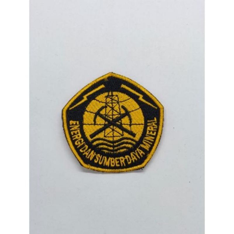 Jual LOGO BORDIR ESDM BEDGE ESDM EMBLEM PATCH EDSM | Shopee Indonesia