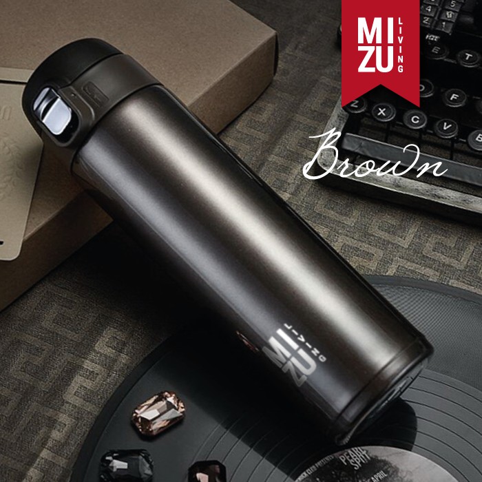 Jual MIZU TIGER Thermos Tumbler Stainless Steel 450ml Botol Minum Hot & Cold Vacuum Flask BPA ...