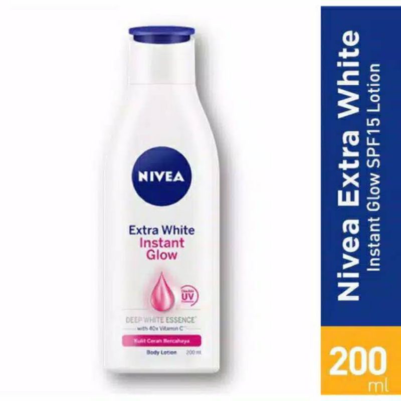 Jual Nivea Extra White Instan Glow 200ml Shopee Indonesia
