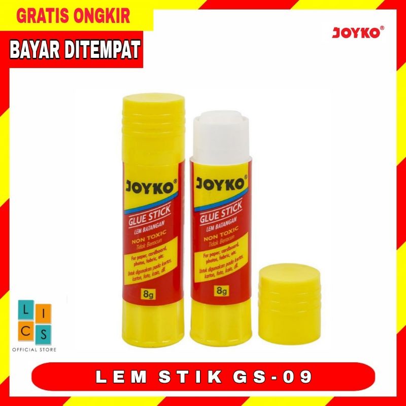 Jual Lem Kertas Joyko Kuning GS 09 8GR Ecer Satuan | Shopee Indonesia