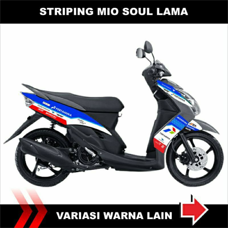 Jual STIKER STRIPING MIO SOUL LAMA / STRIPING VARIASI MIO SOUL LAMA ...