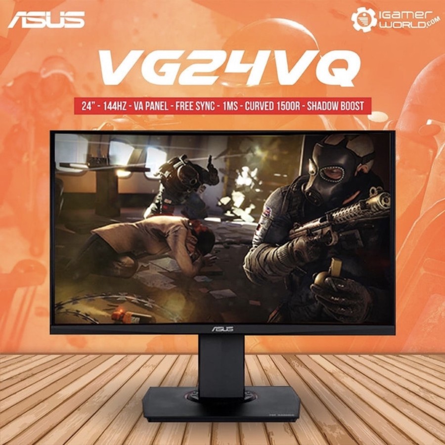 Jual Asus TUF Gaming VG24VQ 23,6 144Hz Curved Gaming Monitor | Shopee ...